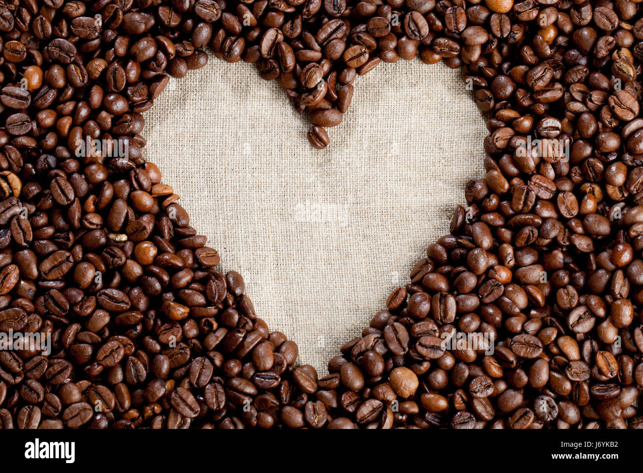 heart from coffee Stock Photo - Alamy