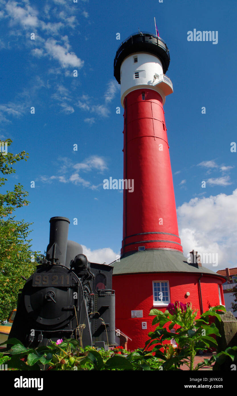 old lighthouse wangerooge with lok Stock Photo - Alamy