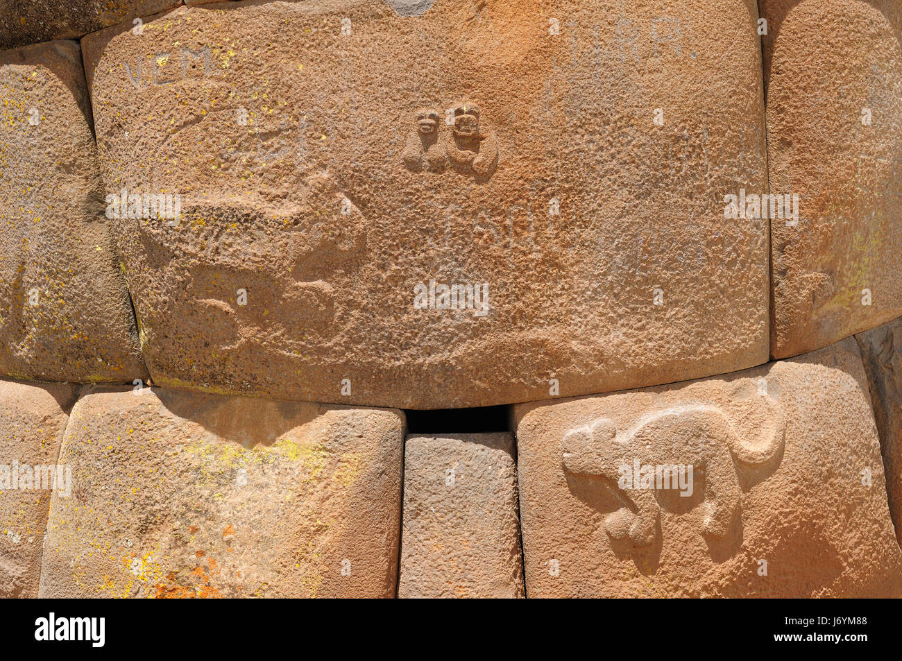 Peru – Inca prehistoric ruins in Cutimbo near Puno, Titicaca lake area ...