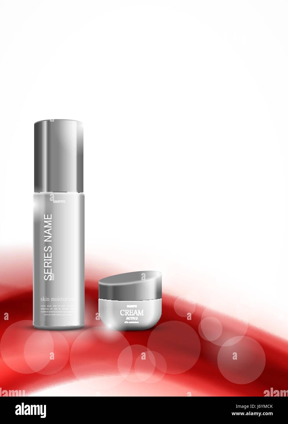 Skin moisturizer cosmetic design template Stock Vector Image & Art - Alamy