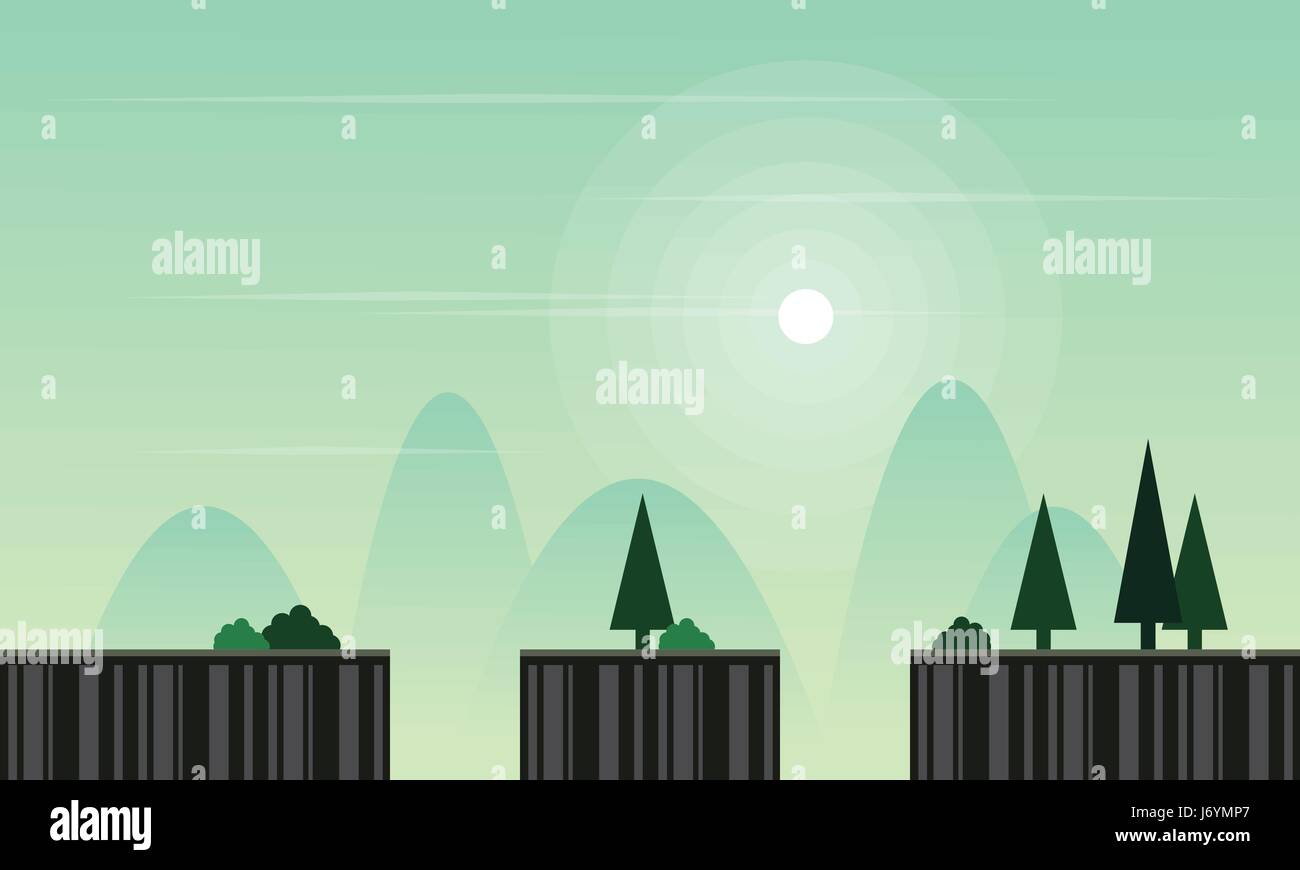 Illustration landscape for game background Stock Vector Image & Art - Alamy