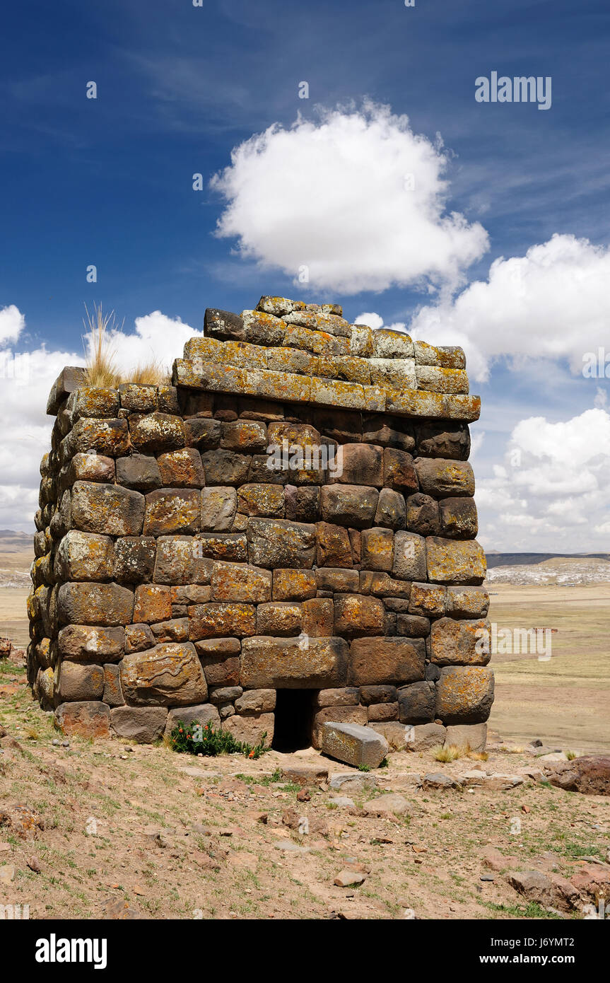 South America, Inca prehistoric ruins in Cutimbo its modest number of ...