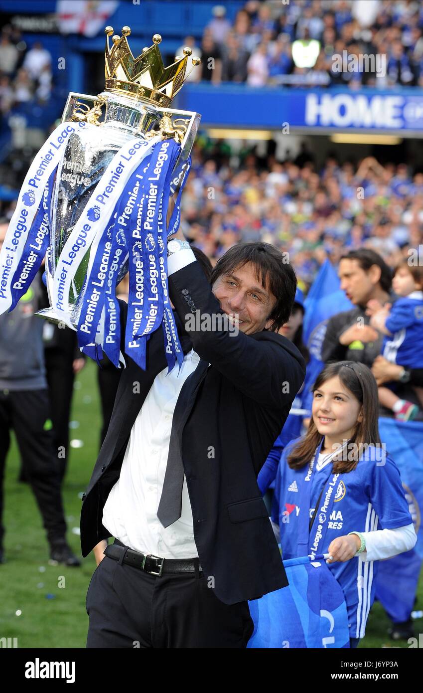 CHELSEA MANAGER ANTONIO CONTE CHELSEA PREMIER LEAGUE CHAMPIO STAMFORD ...