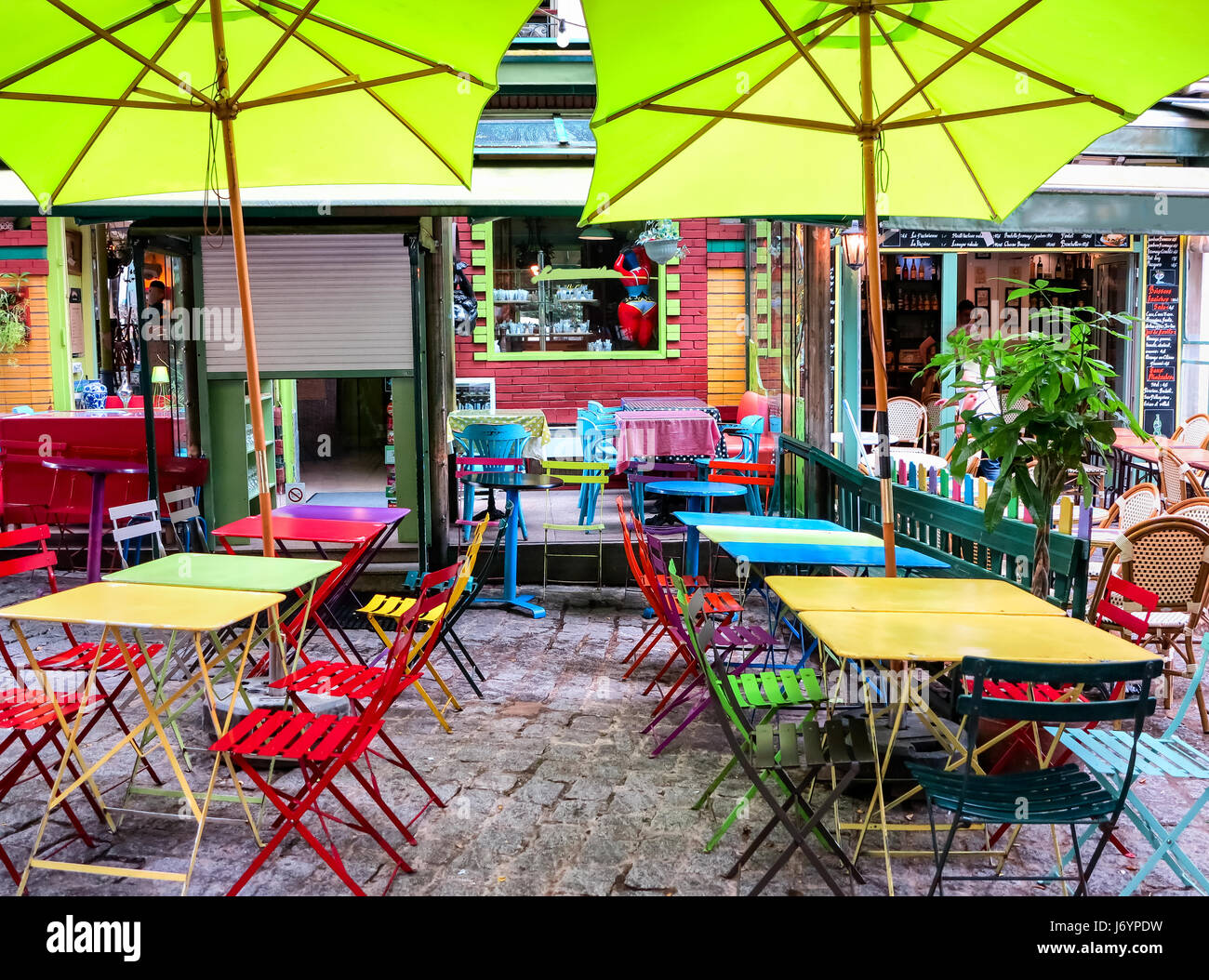 Colourful Design For Cafe Outdoor
