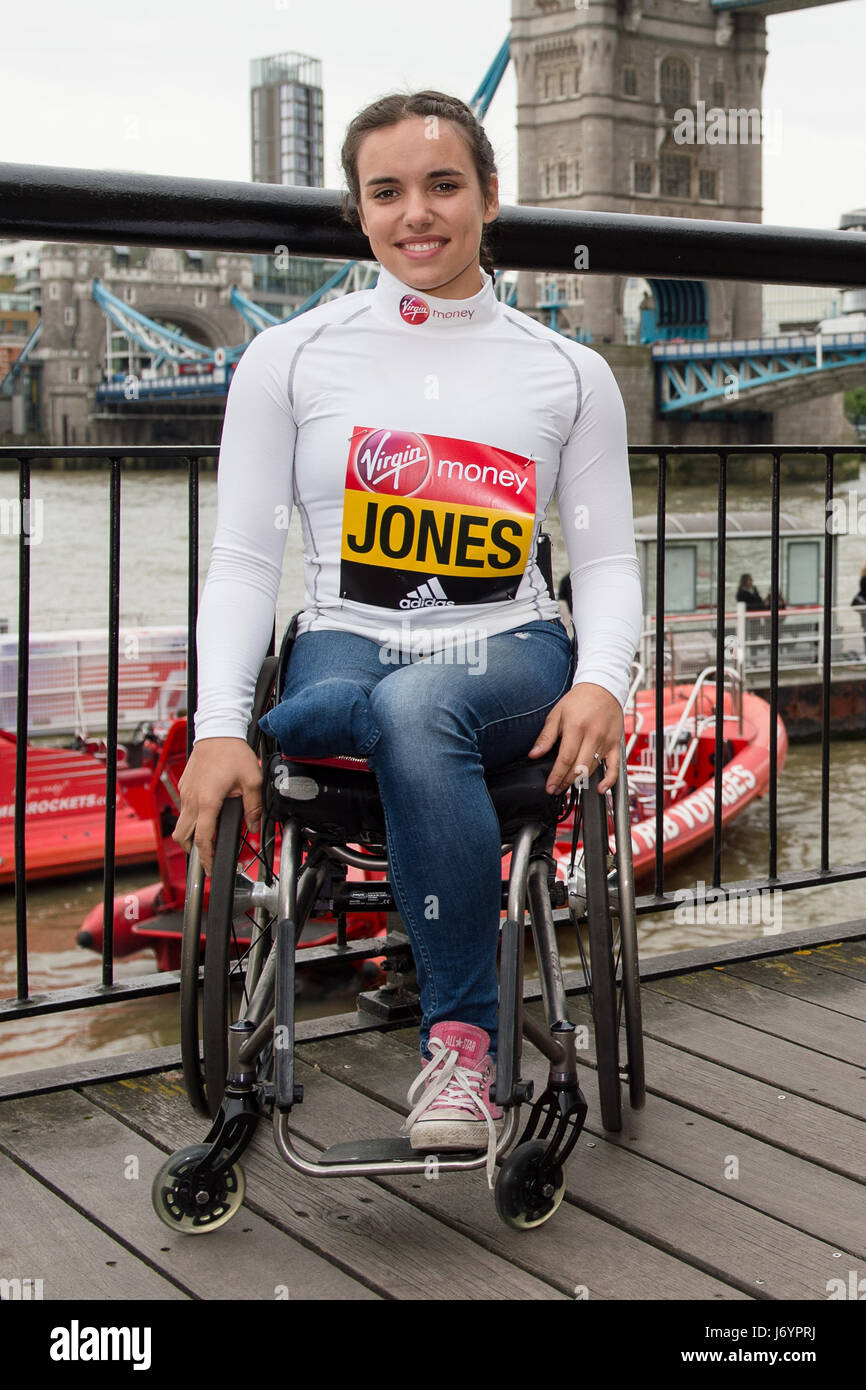 Photocall for wheelchair athletes competing in the 2017 London Marathon ...