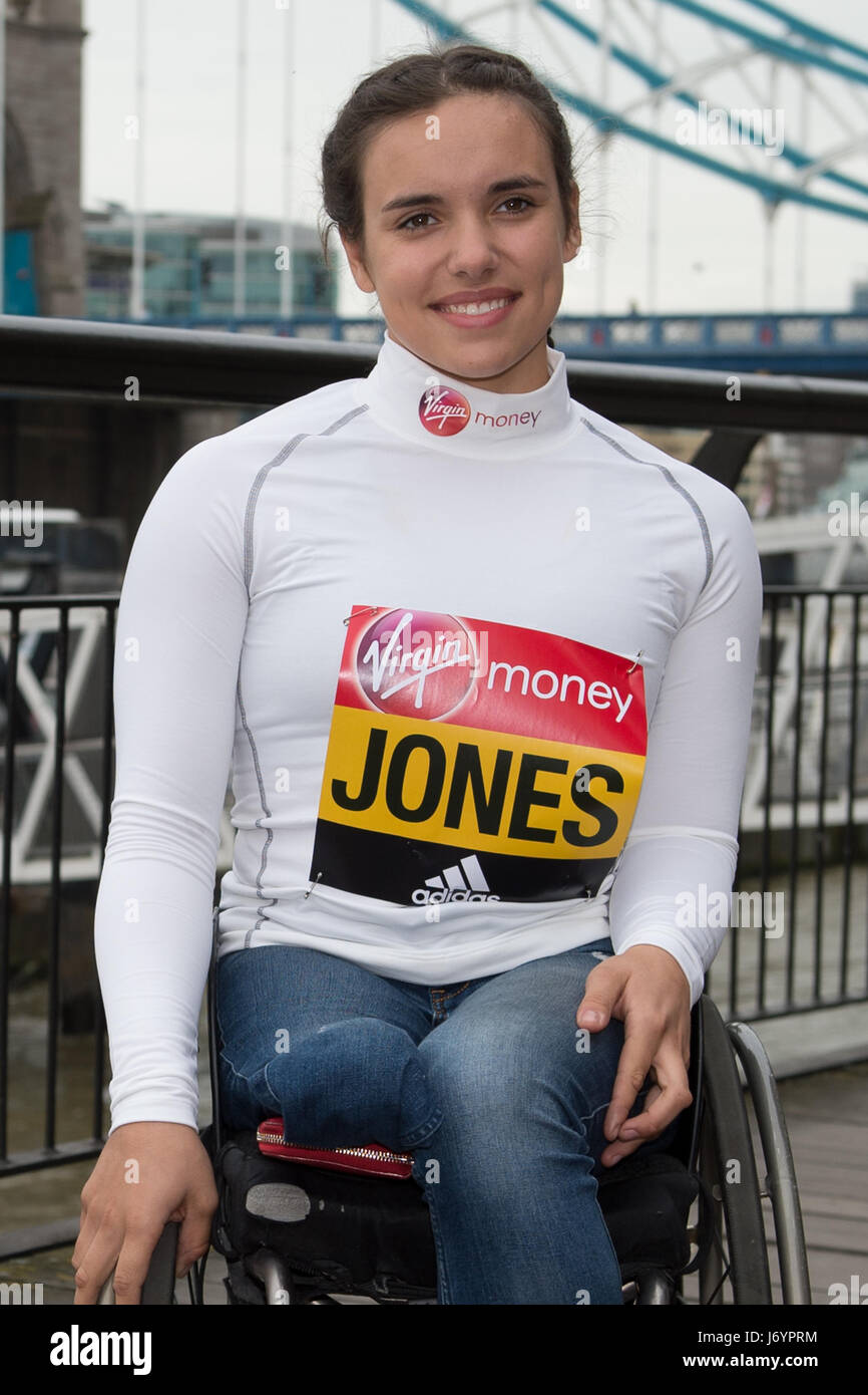Photocall for wheelchair athletes competing in the 2017 London Marathon ...