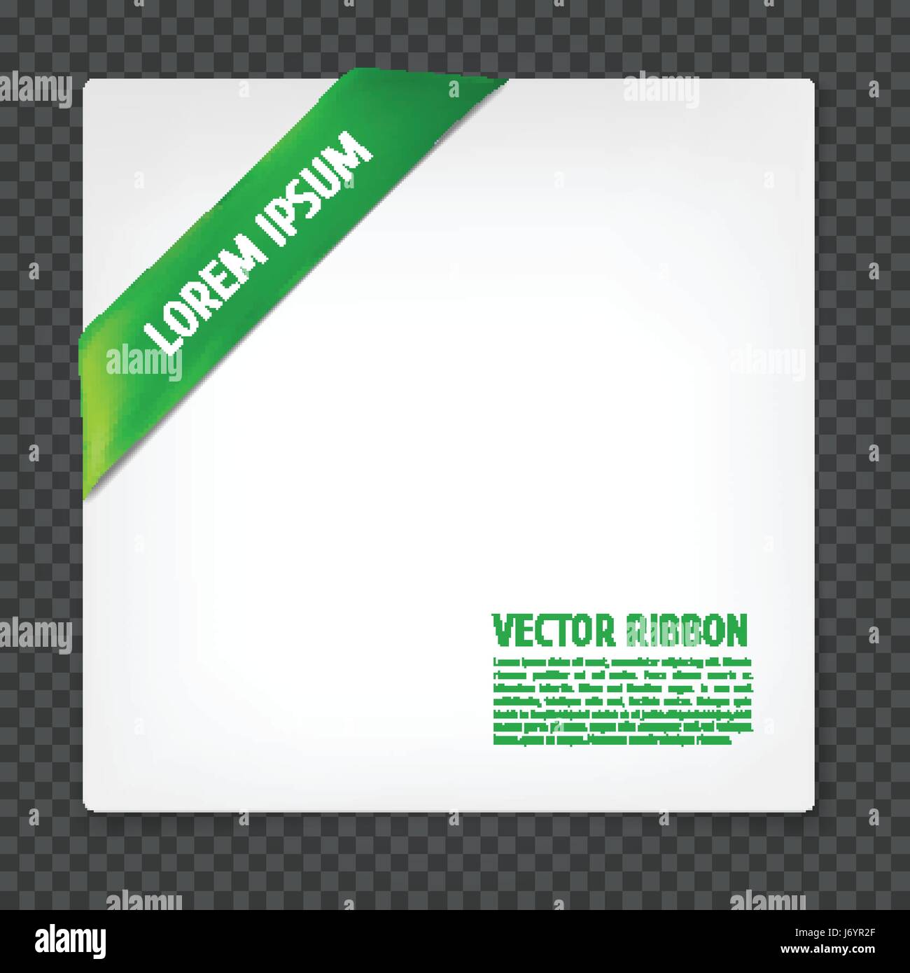 Corner vector ribbon Stock Vector Image & Art - Alamy