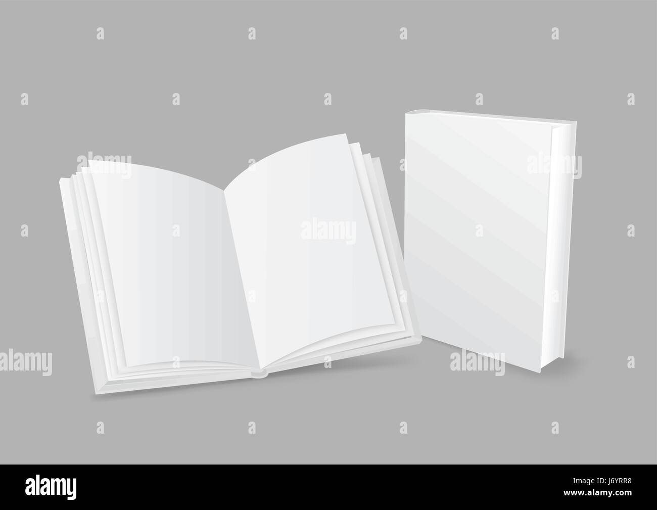 Opened book catalog blank Stock Vector Images - Alamy