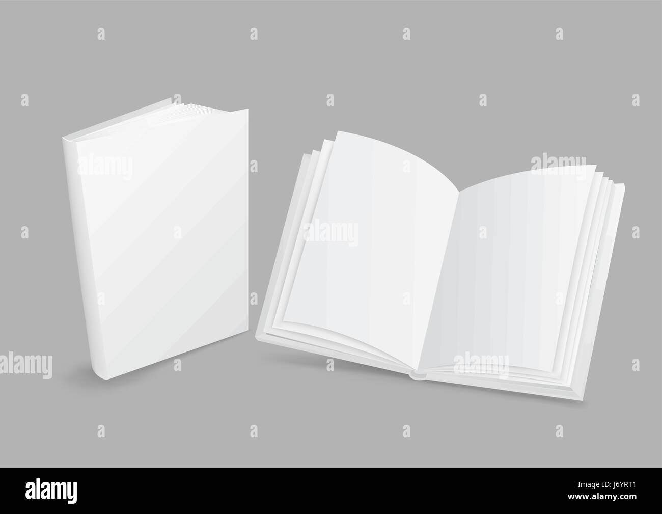 White book closed and open Stock Vector Image & Art - Alamy