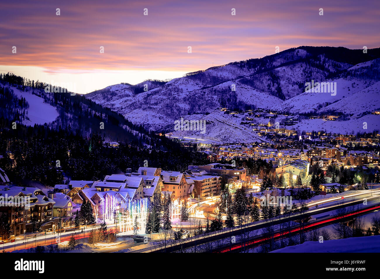 Vail mountain resort hi-res stock photography and images - Alamy