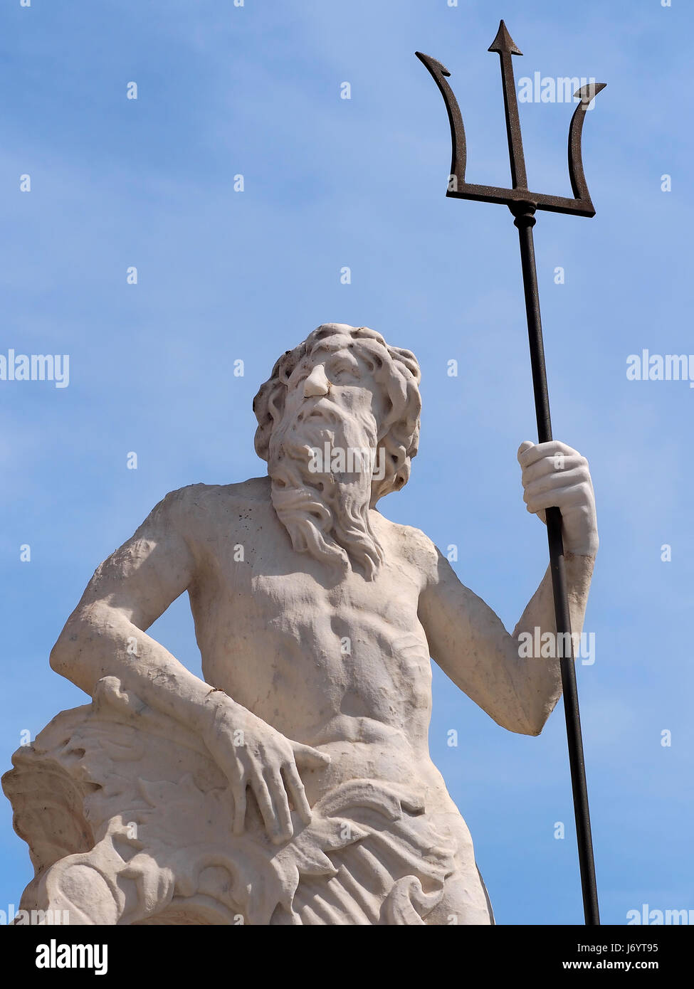 Statue roman god neptune trident hi-res stock photography and images ...