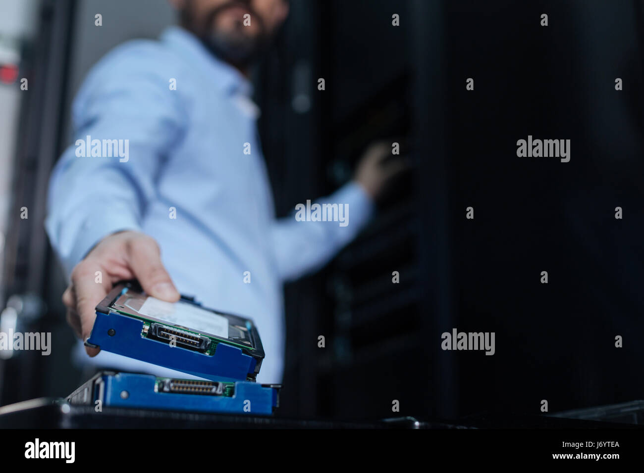 Selective focus rack server hi-res stock photography and images - Alamy
