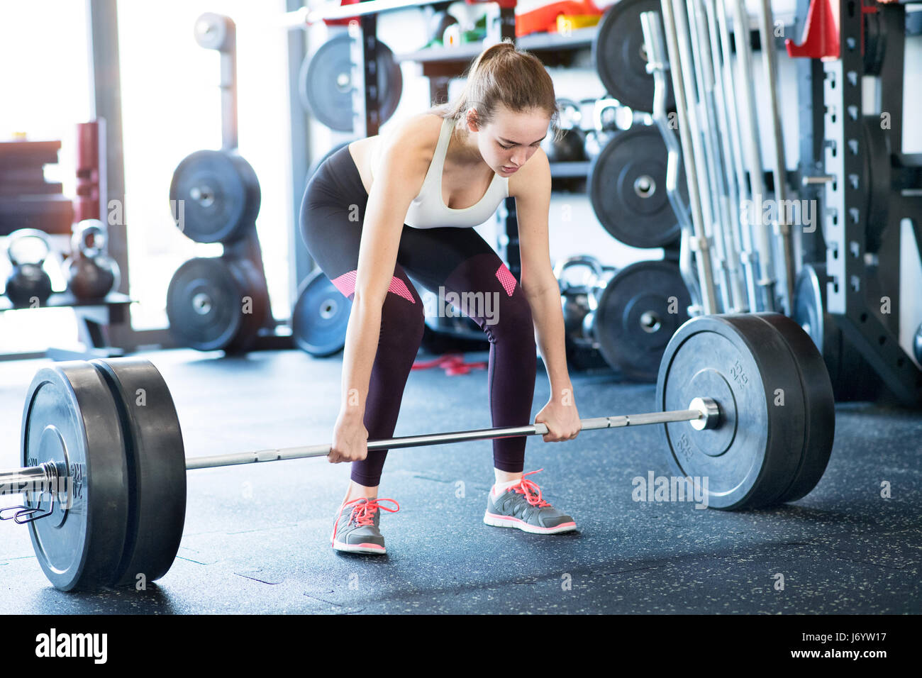 Beautiful young fit woman in hi-res stock photography and images - Alamy