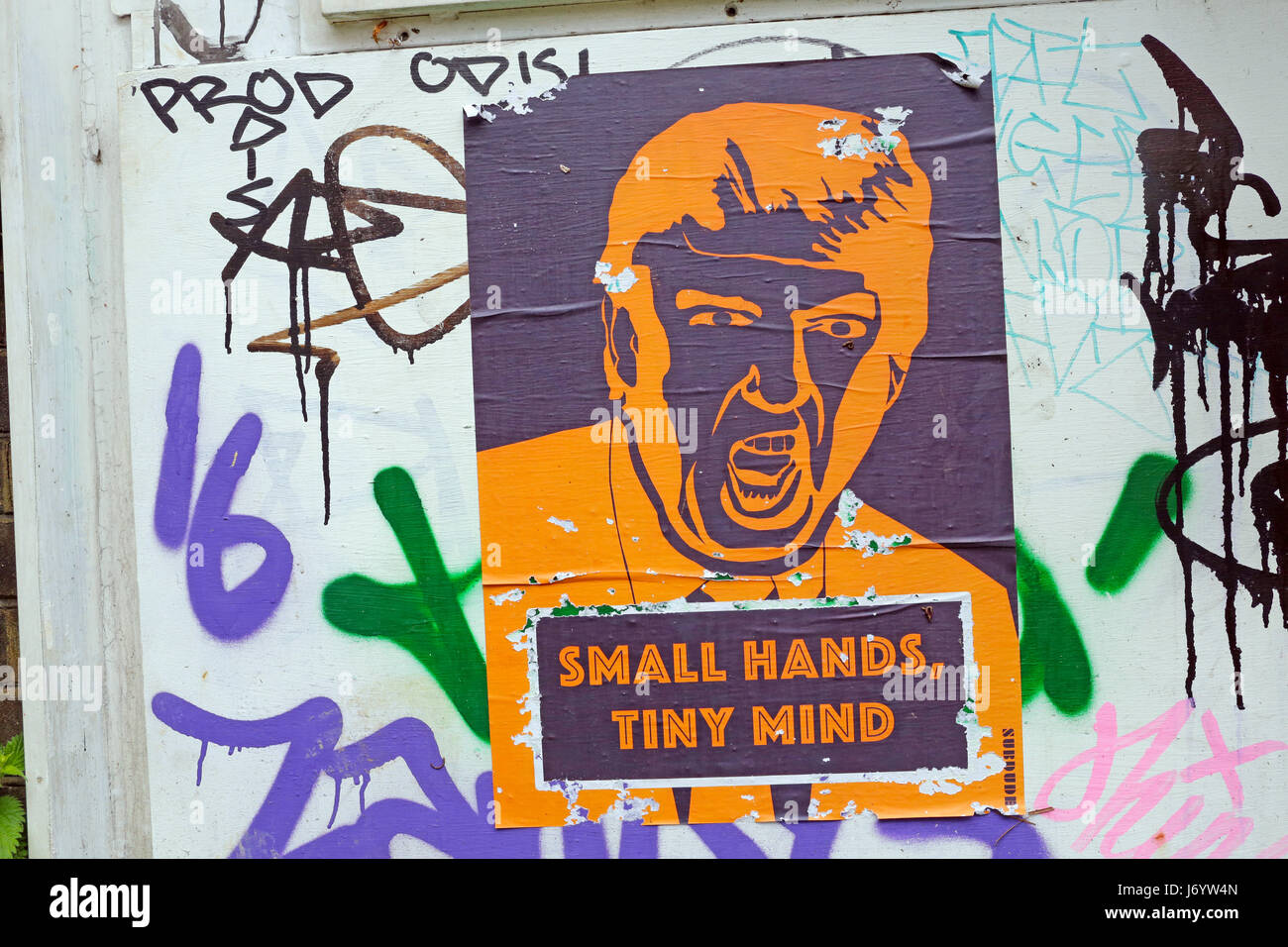 Donald trump street art hi-res stock photography and images - Alamy