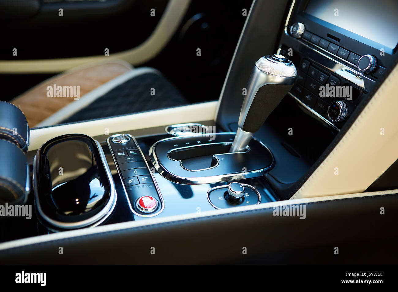 Black background car gearstick hi-res stock photography and images - Alamy