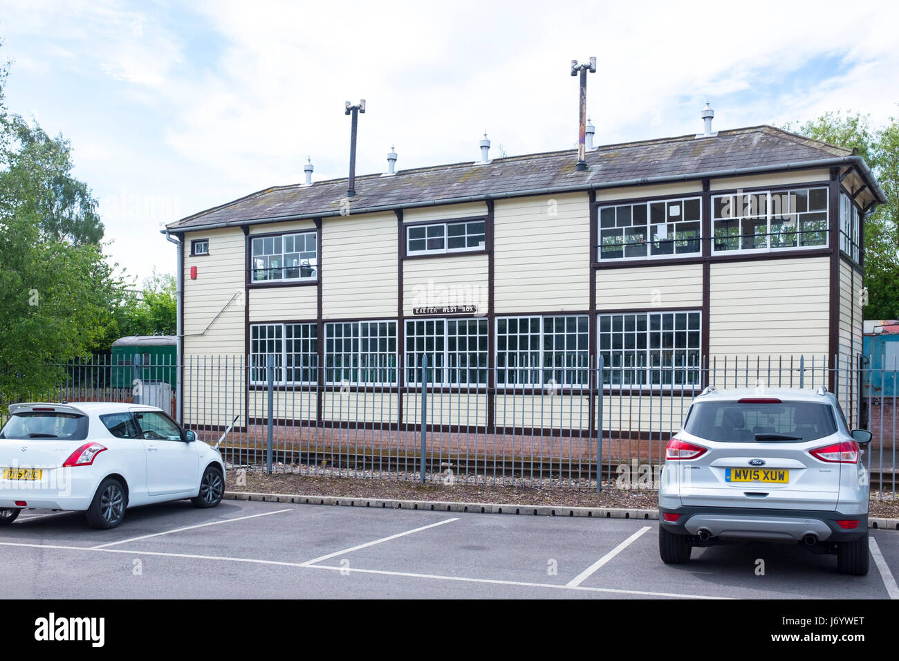 Exeter West Signal Box at Crewe Heritage Centre, Crewe Cheshire UK ...