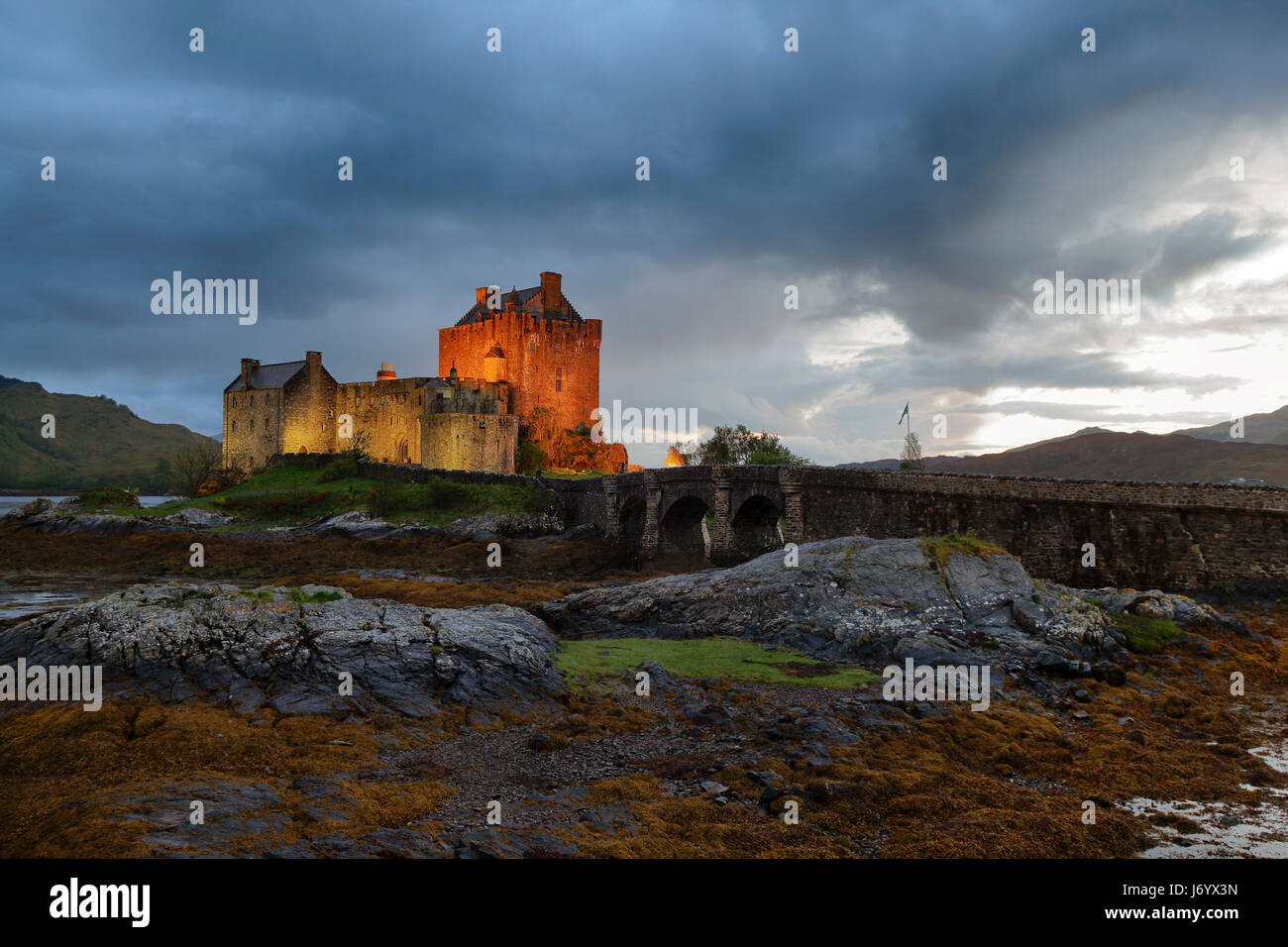 The Castle, Eilean Donan (Scottish Gaelic: Eilean Donnain) is a small ...