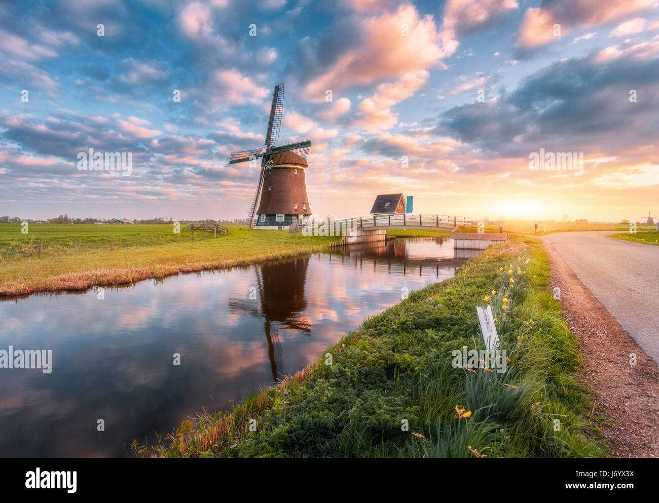 Rural landscape netherlands hi-res stock photography and images - Alamy
