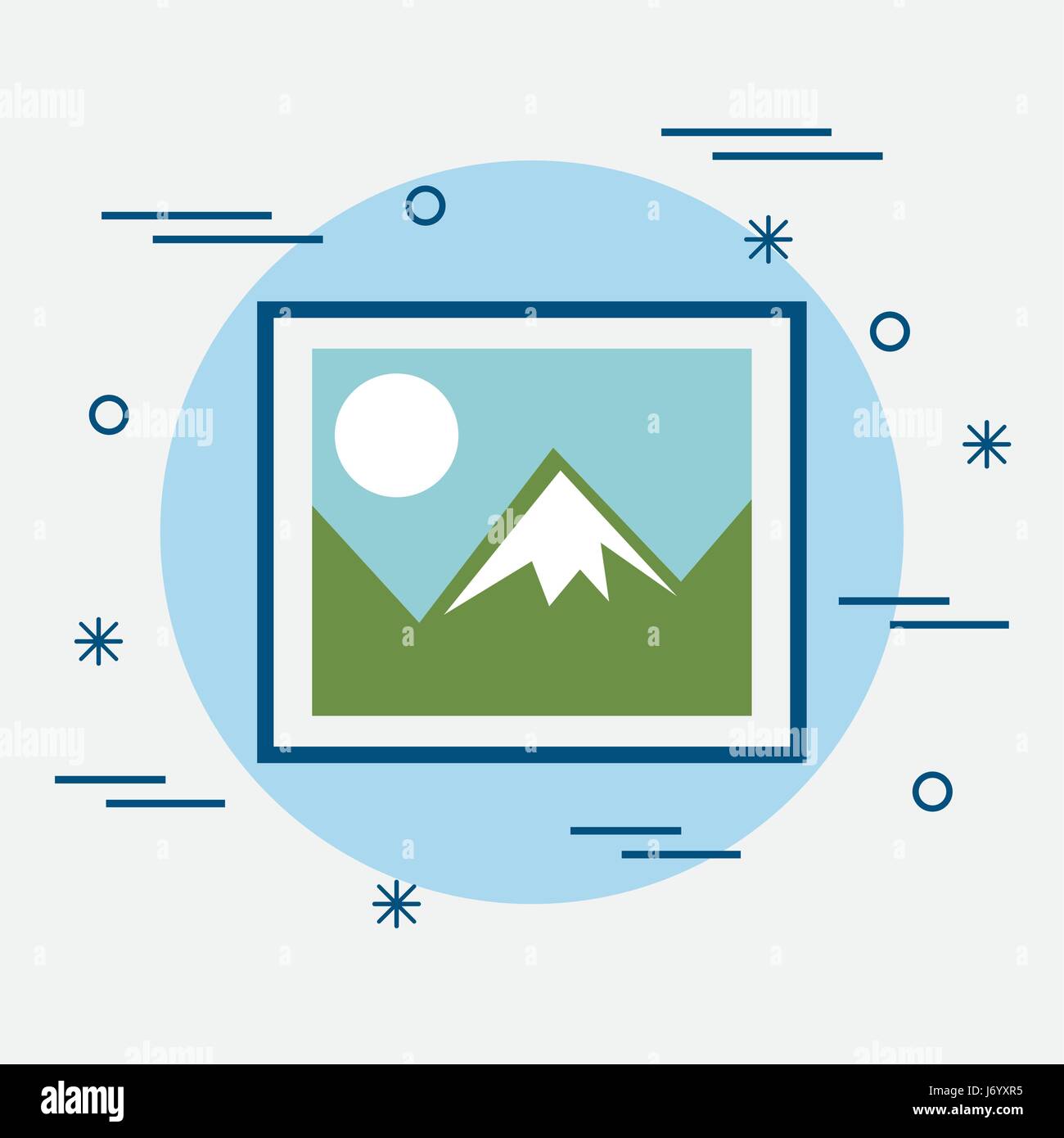 Landscape picture icon Stock Vector Image & Art - Alamy