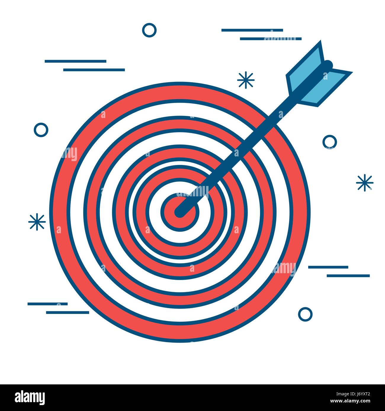 Target and arrow icon Stock Vector Image & Art - Alamy