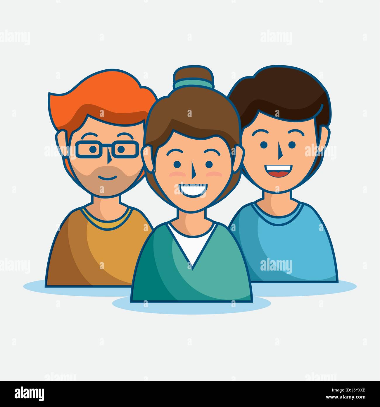 Smiling people icon Stock Vector Image & Art - Alamy