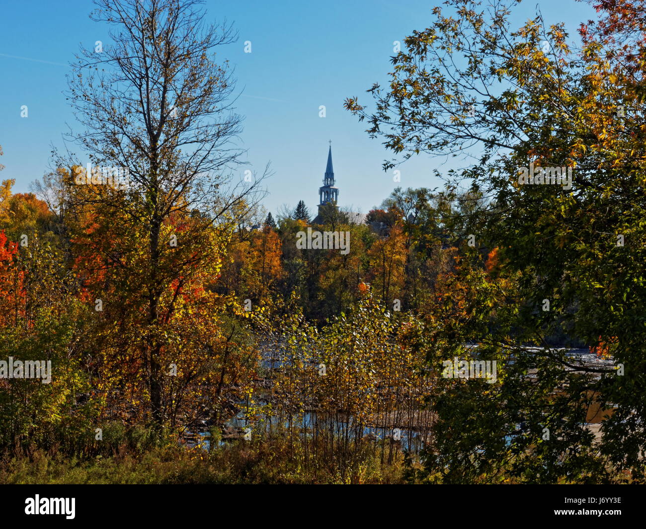 Riverside in Saint-Liguori, Quebec,Canada Stock Photo - Alamy