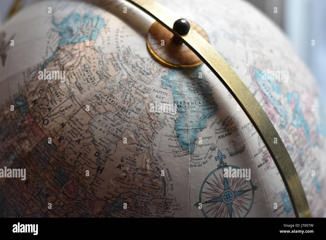 Antique globe map hi-res stock photography and images - Alamy