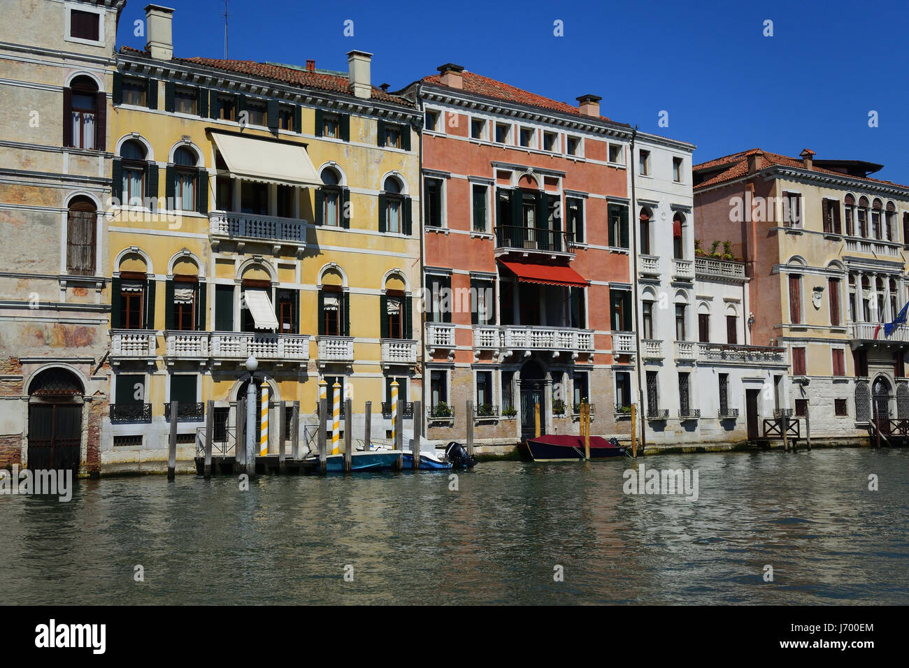Buildings on the Venice Grand Canal - sequence Stock Photo - Alamy