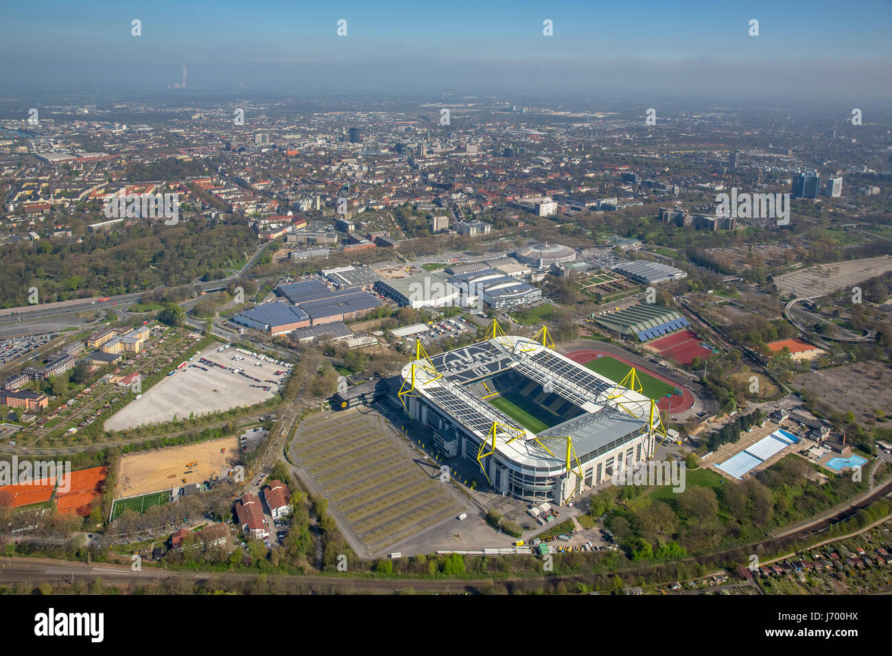 BVB Stadium, football stadium, soccer, Westfalenhallen, Dortmund fair ...