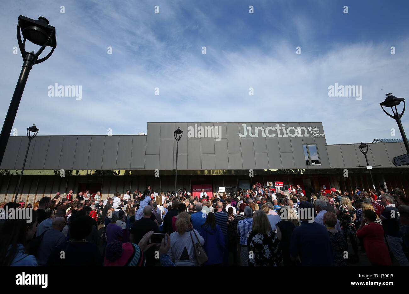 Labour leader Jeremy Corbyn gives a stump speech during General ...