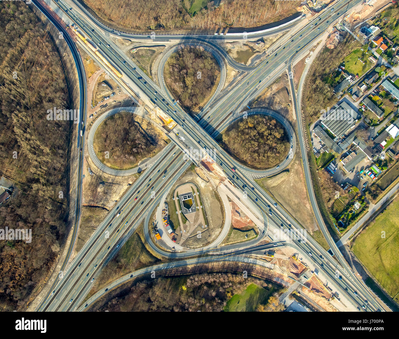 Expansion of the a43 motorway between recklinghausen and herne hi-res ...
