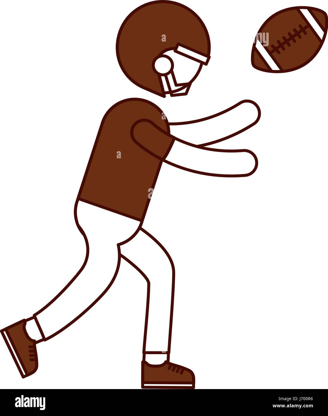 Cute boy avatar character football hi-res stock photography and images ...