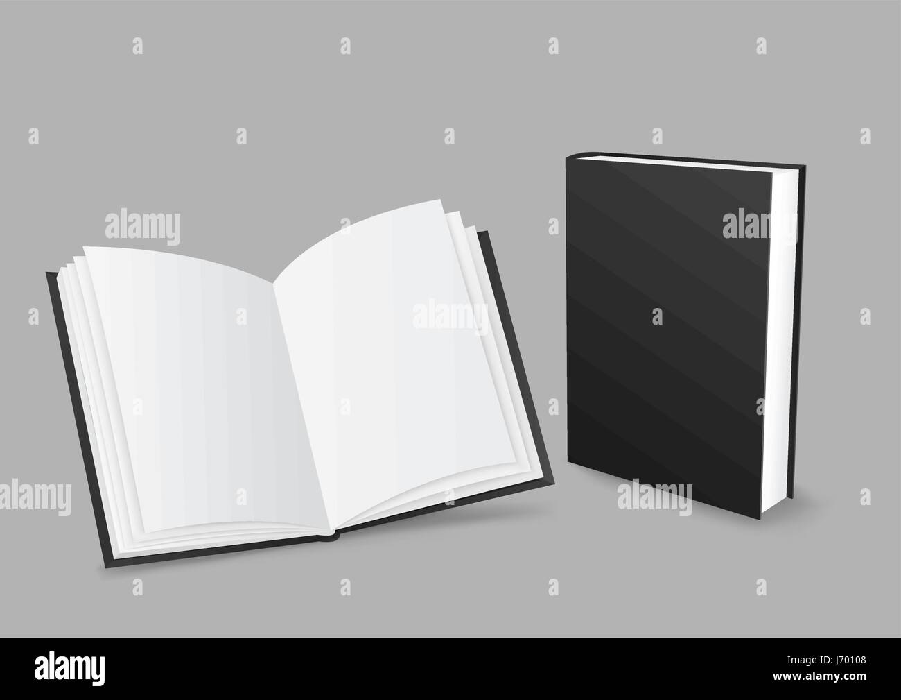 Opened book catalog blank Stock Vector Images - Alamy