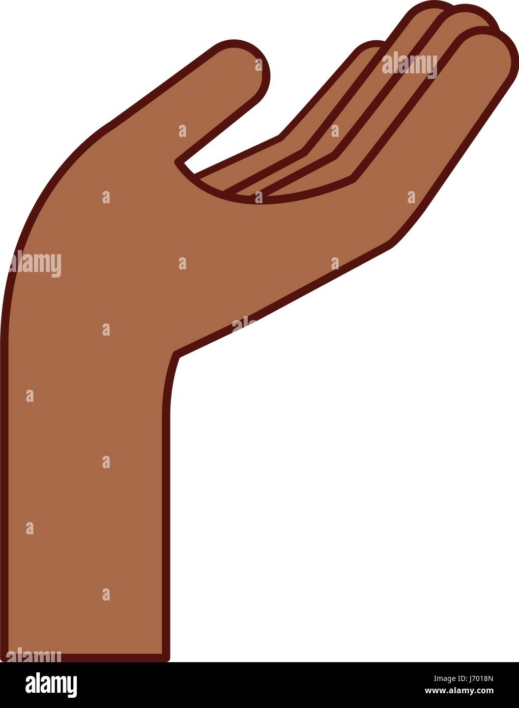 hand human asking icon Stock Vector Image & Art - Alamy