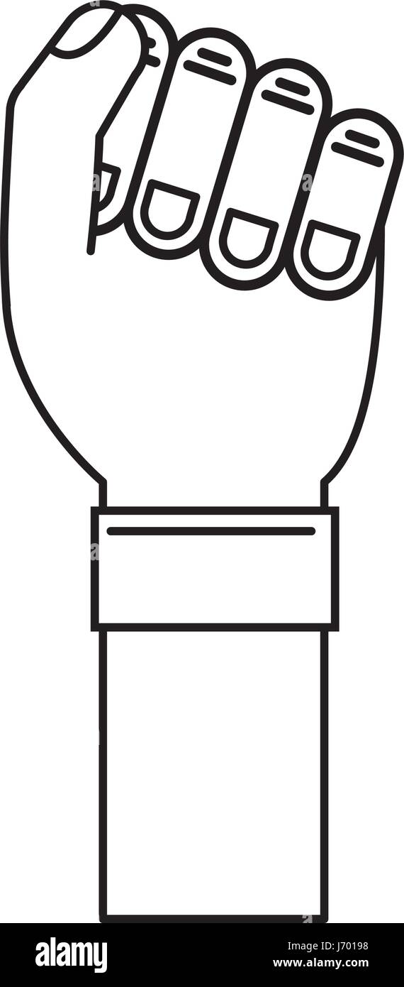 hand human fist icon Stock Vector Image & Art - Alamy