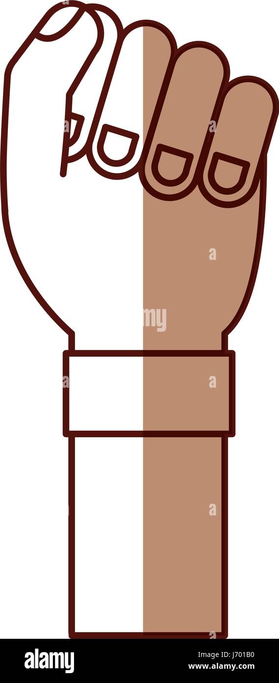 hand human fist icon Stock Vector Image & Art - Alamy