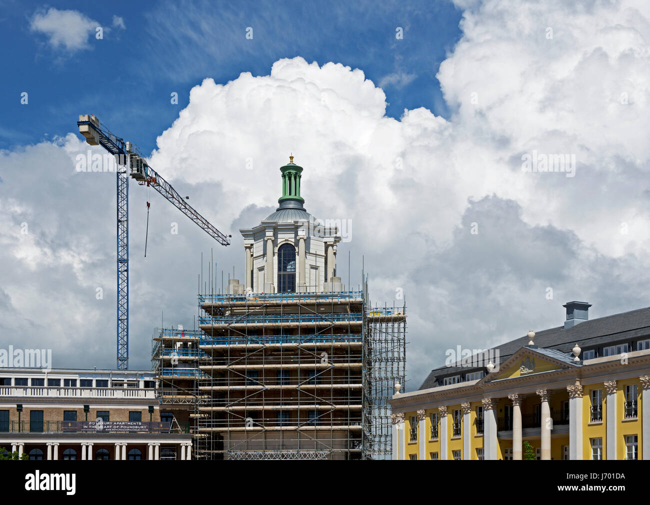 Poundbury queen mother square hi-res stock photography and images - Alamy