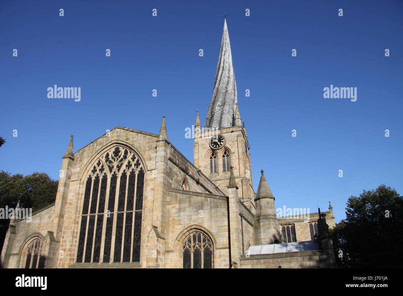 Crooked Spire, Chesterfield Stock Photo - Alamy