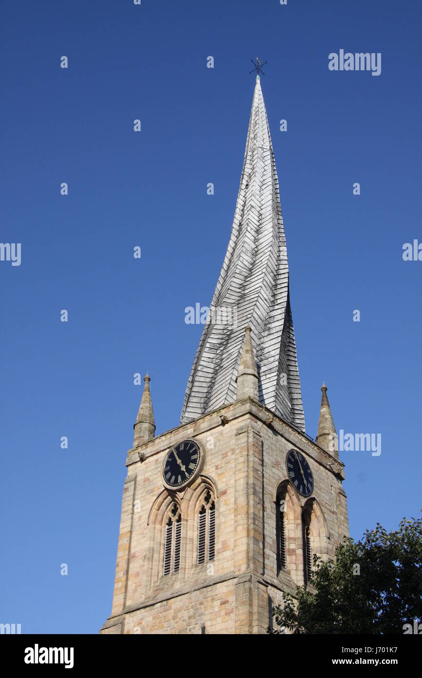Crooked Spire, Chesterfield Stock Photo - Alamy