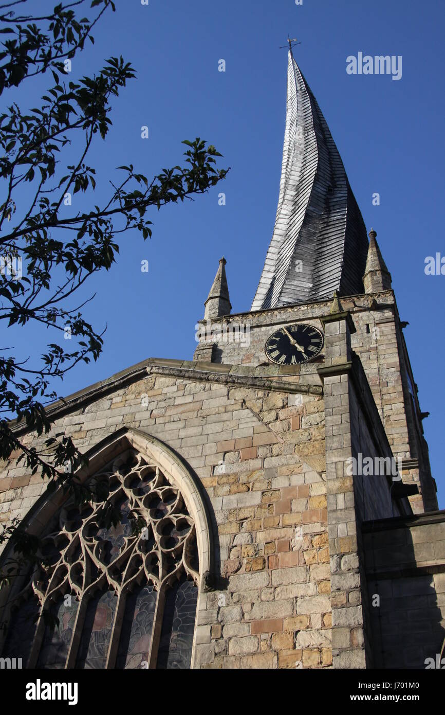 Crooked Spire, Chesterfield Stock Photo - Alamy