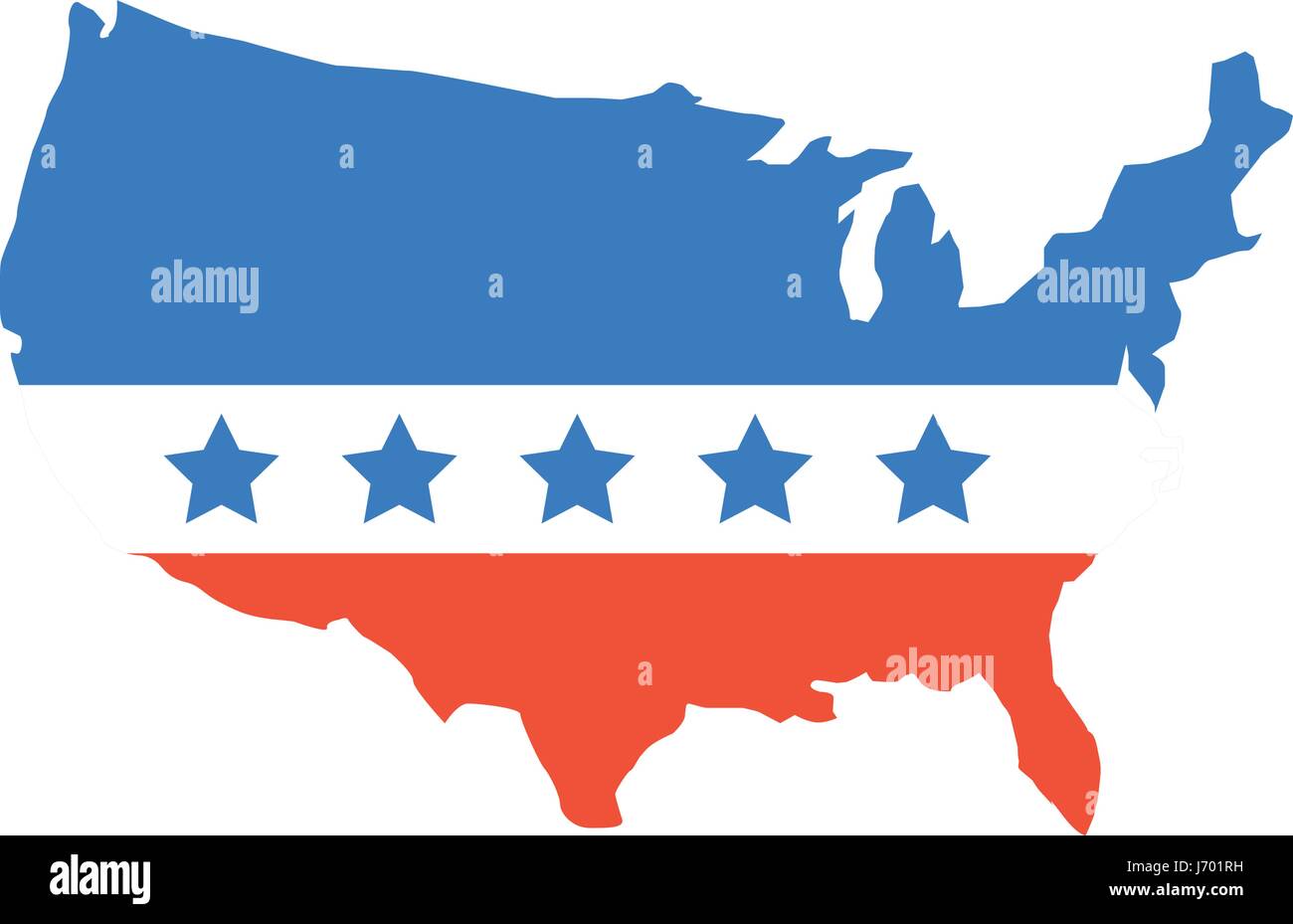 Map of union states us Stock Vector Images - Alamy