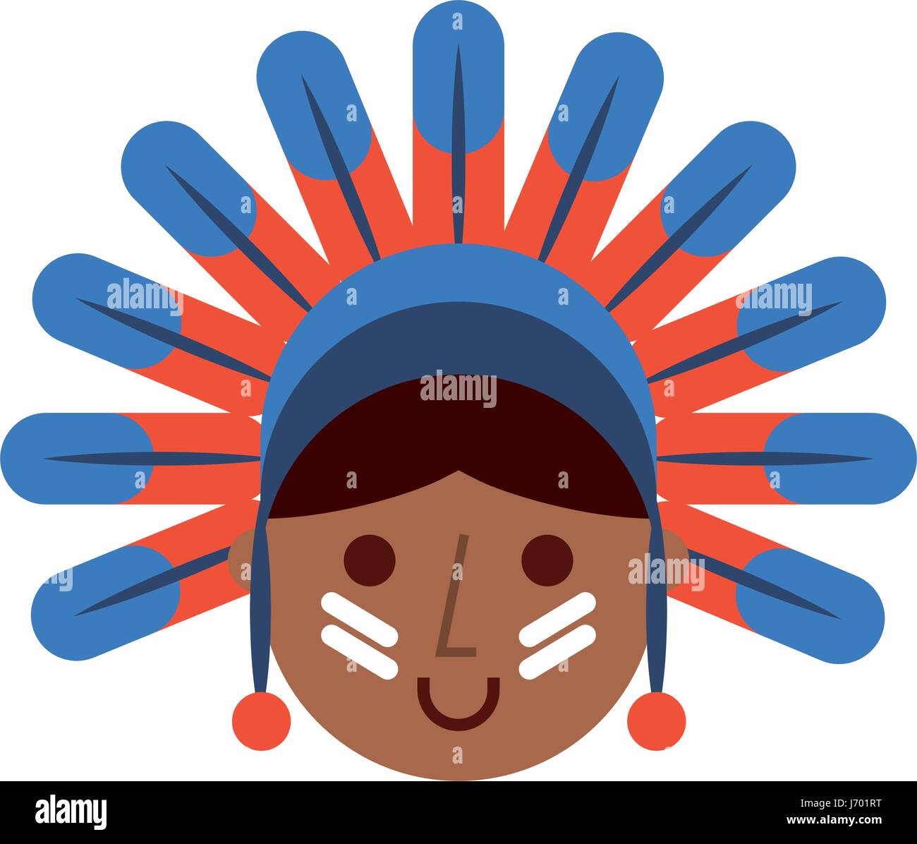 Native american leader Stock Vector Images - Alamy