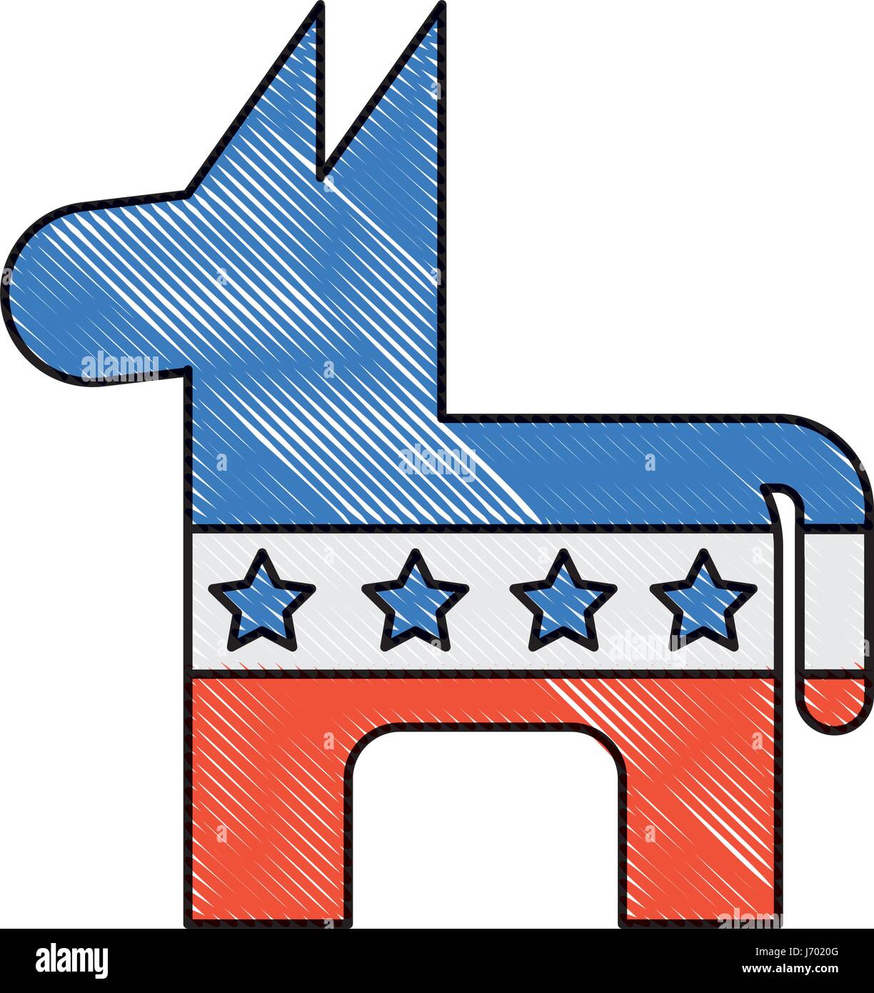 usa donkey symbol icon Stock Vector Image & Art - Alamy