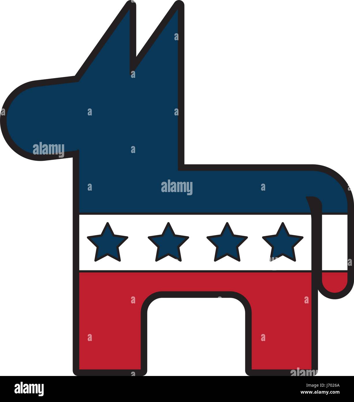 usa donkey symbol icon Stock Vector Image & Art - Alamy