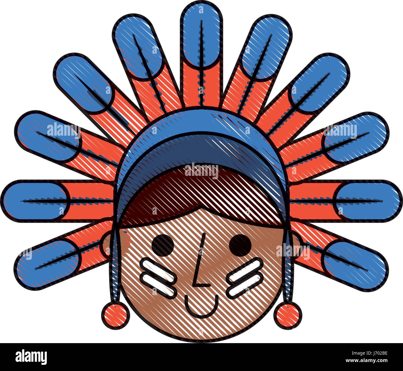 native American character icon Stock Vector Image & Art - Alamy