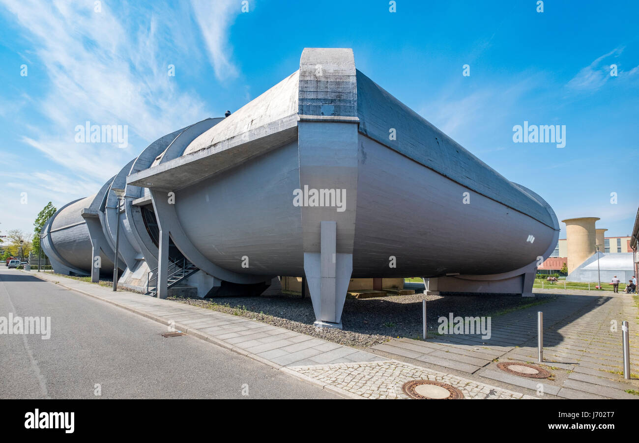 Historic wind tunnel at Adlershof Science and Technology Park Park in ...