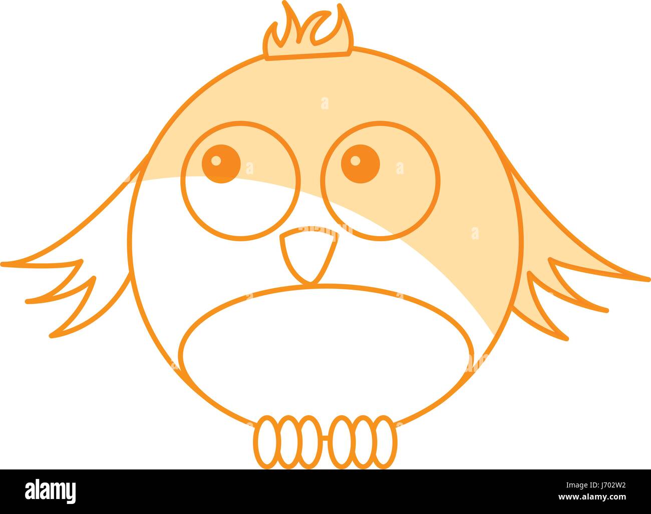 cute bird comic character Stock Vector Image & Art - Alamy