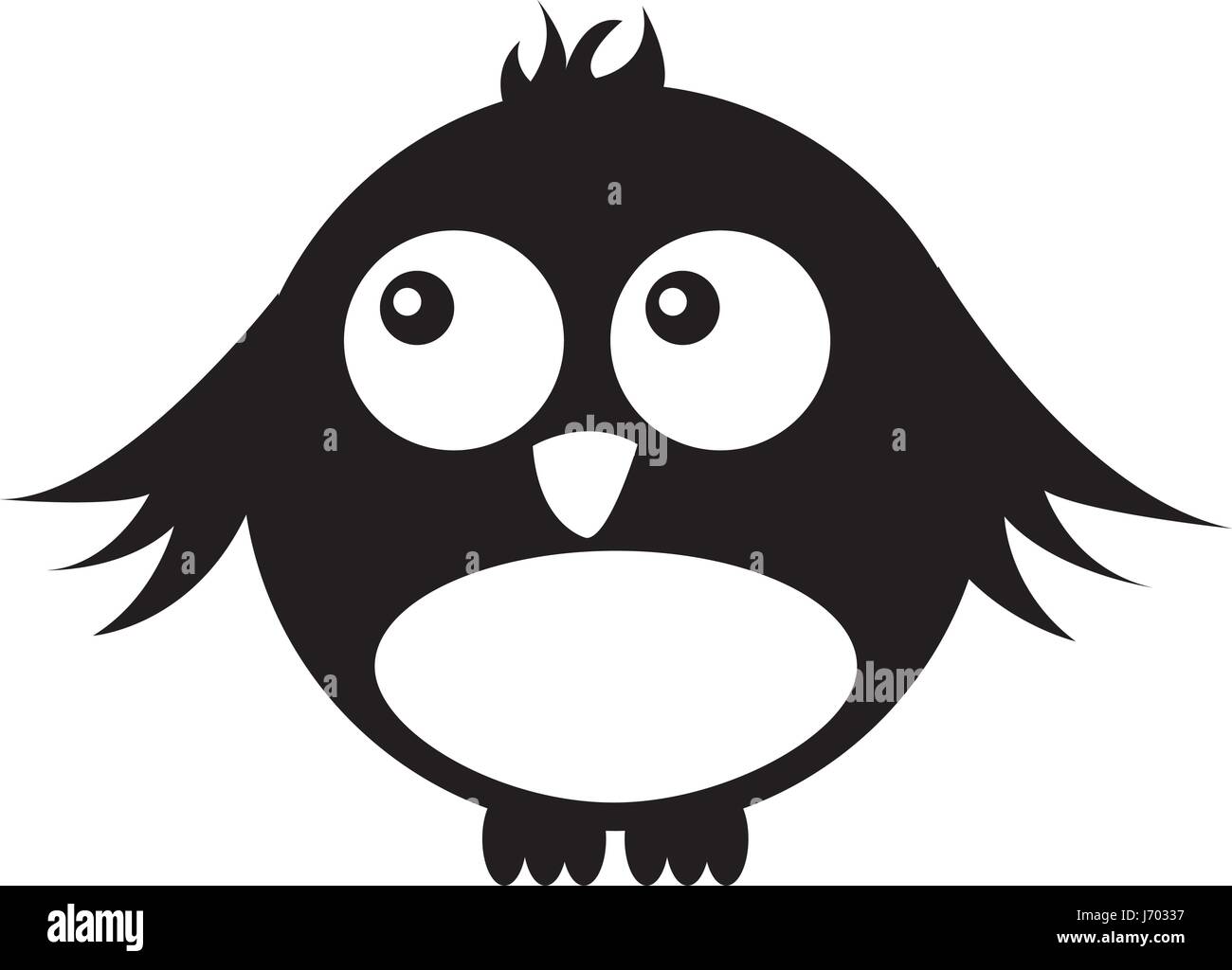 cute bird comic character Stock Vector Image & Art - Alamy