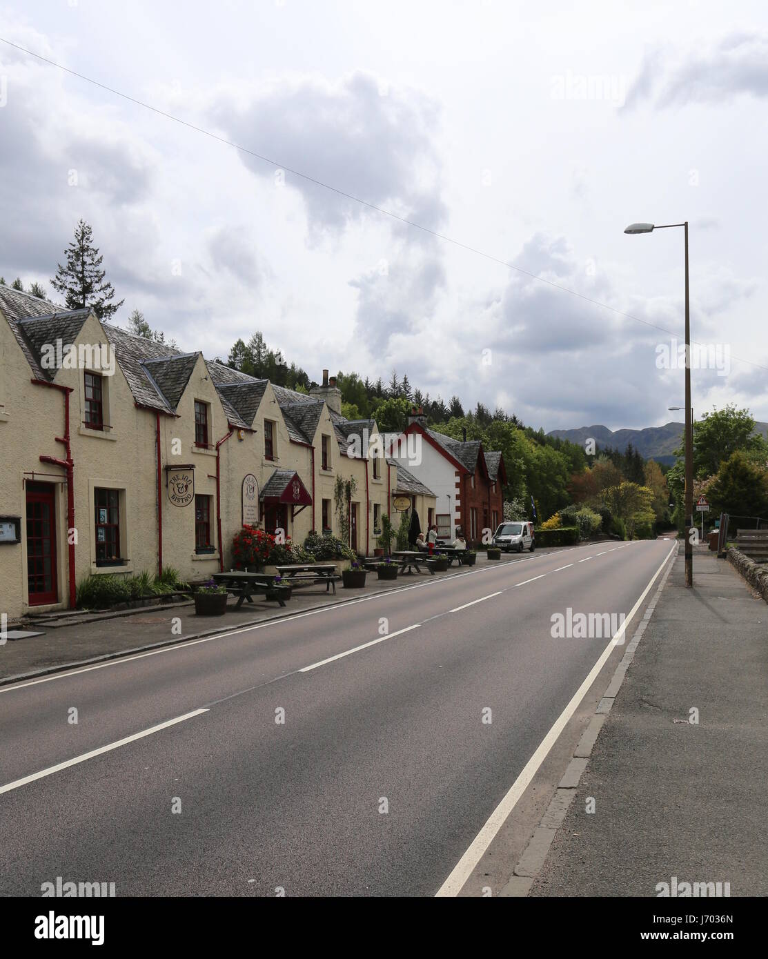 The Inn Bistro Strathyre Scotland May 2017 Stock Photo - Alamy