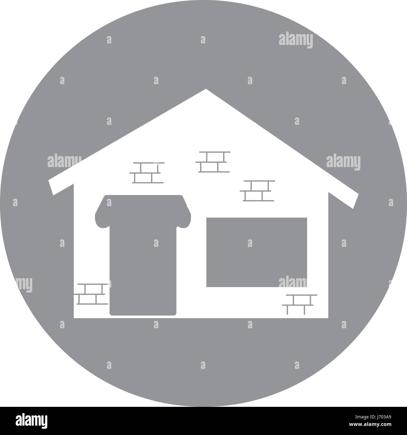house exterior isolated icon Stock Vector Image & Art - Alamy